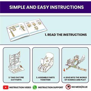 Toys | Chain Reaction Engineering Stem Learning Toy Construction Kit ...